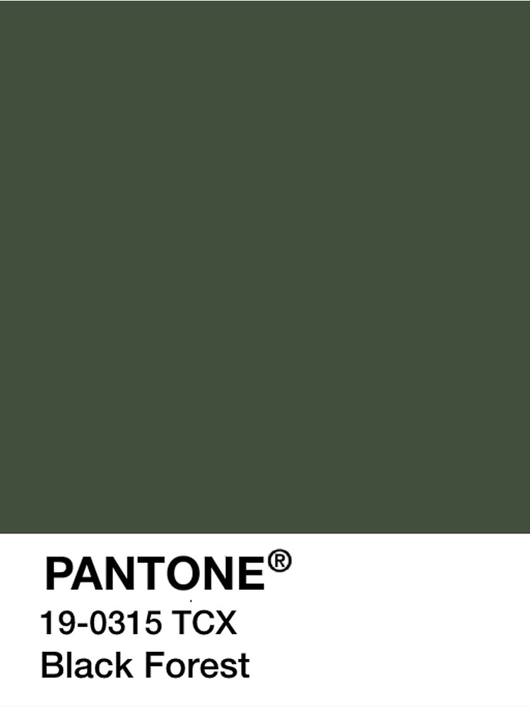 "PANTONE Black Forest, Green" Poster for Sale by Mushroom-Gorge | Redbubble