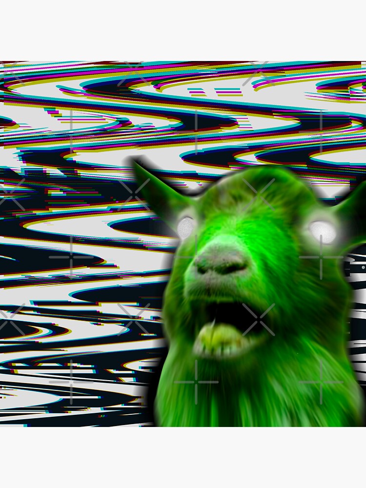 "The Goat Network" Sticker for Sale by StrangeButHuman | Redbubble