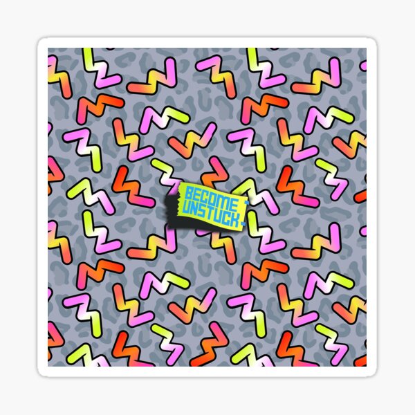 "Daniel Ricciardo Become Unstuck Logo and Design" Sticker for Sale by ...