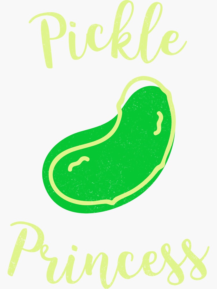 "Pickle Princess" Sticker for Sale by EricJP | Redbubble
