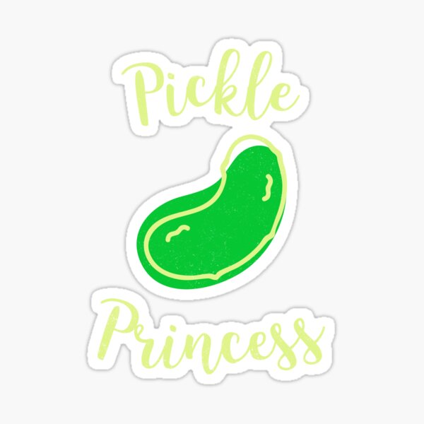"Pickle Princess" Sticker for Sale by EricJP | Redbubble