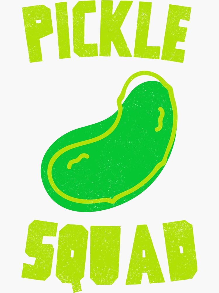 "Pickle Squad" Sticker for Sale by EricJP | Redbubble