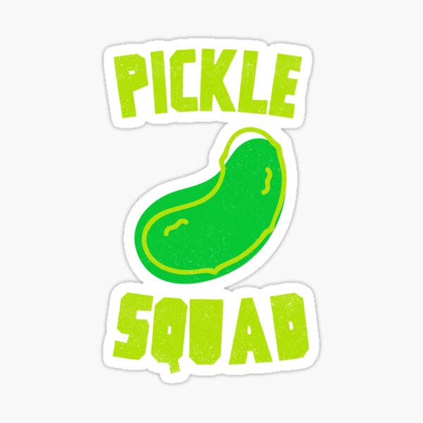 "Pickle Squad" Sticker for Sale by EricJP | Redbubble