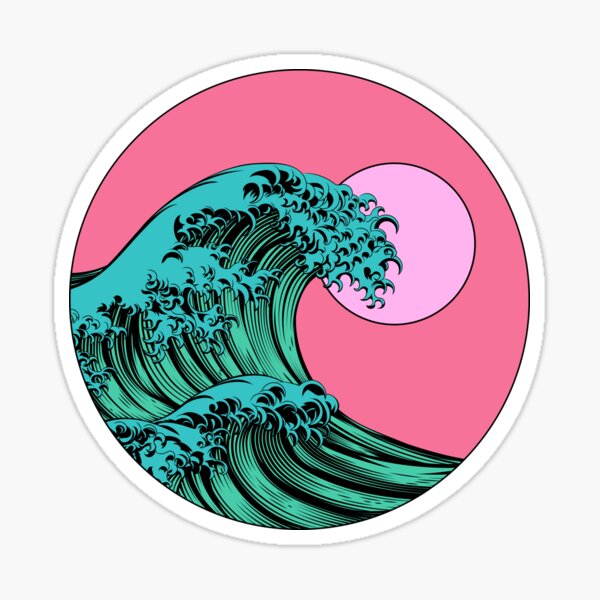 "Vaporwave" Sticker for Sale by fu5e4rt | Redbubble