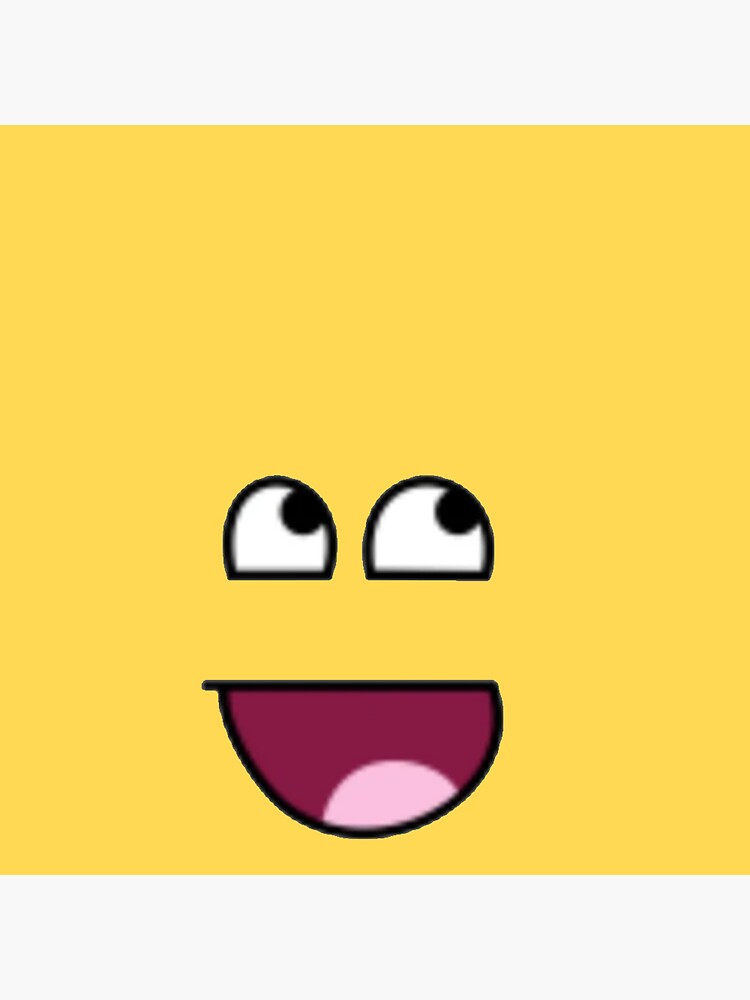 "Epic Face" Sticker for Sale by mathep | Redbubble