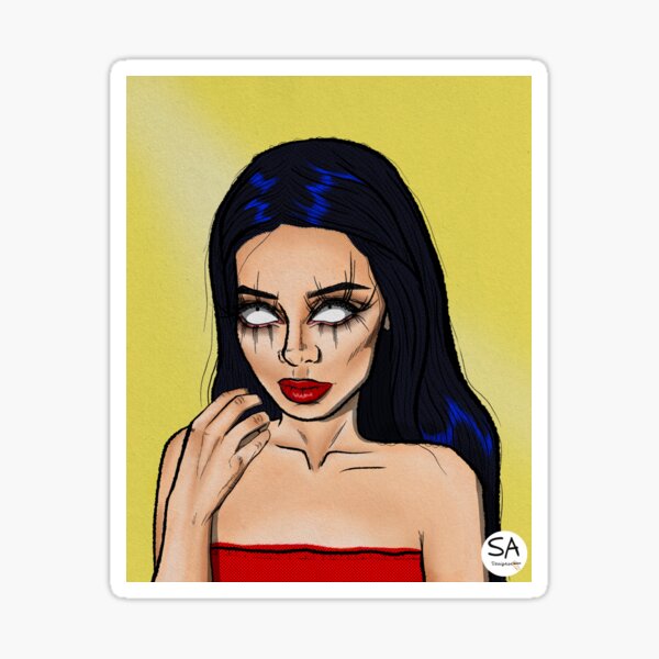 "Minerva Doll" Sticker for Sale by ShirleyDesigns | Redbubble