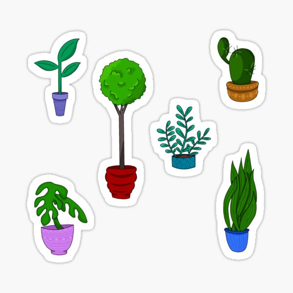 "plant babies" Sticker for Sale by hroyhabart | Redbubble