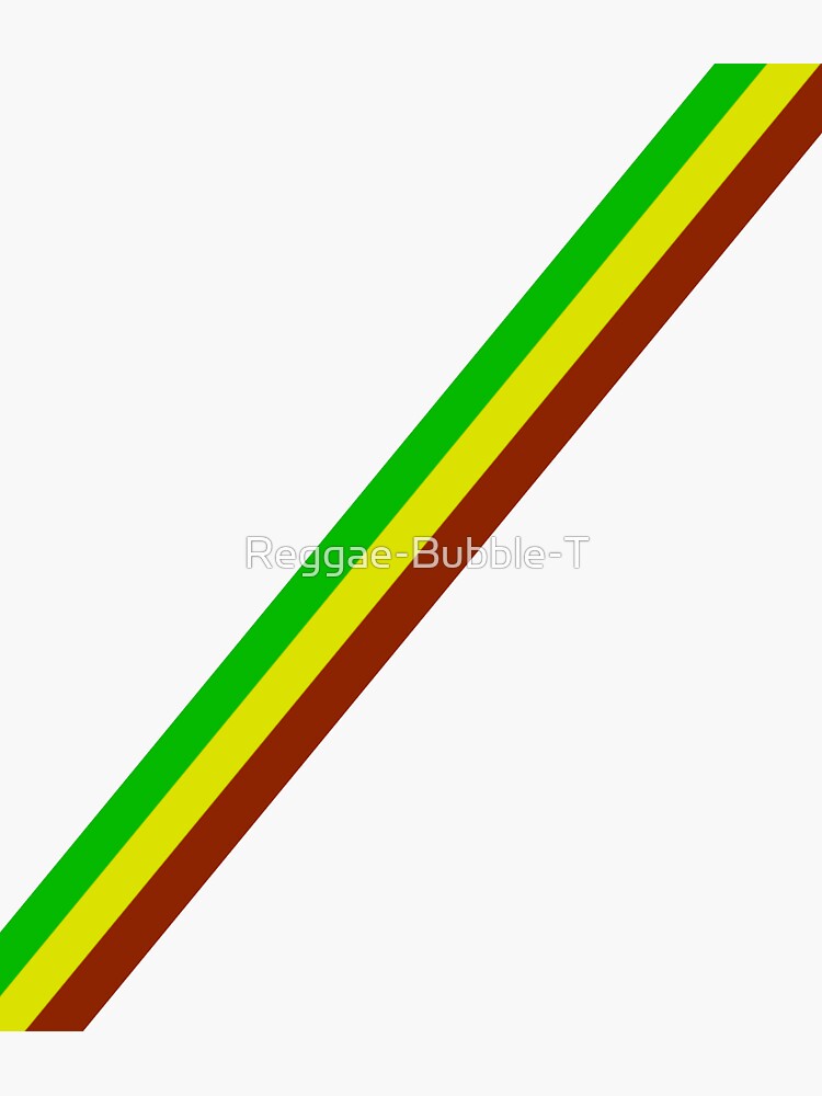 "Rasta banner, reggae colors, Africa, Jamaica" Sticker for Sale by ...