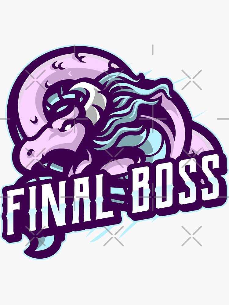 "Final Boss Dragon- Subtle Trans Pride " Sticker by InfiniteParker ...
