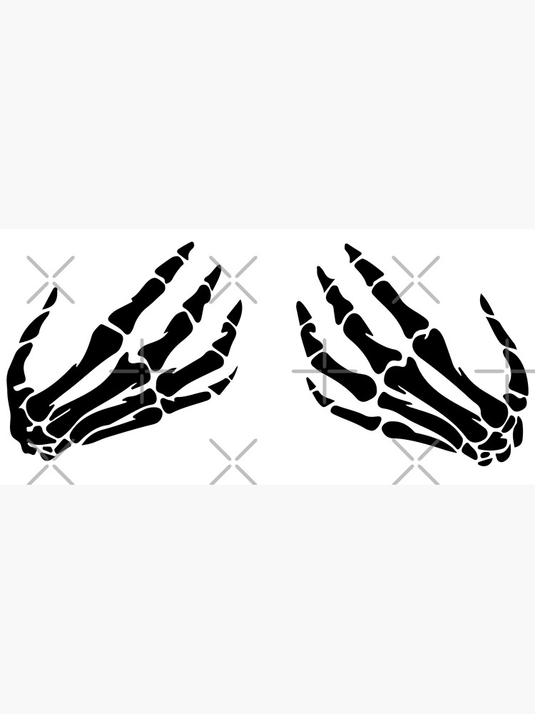 "Bony Skeleton Hands Boob Grasp " Photographic Print for Sale by ...