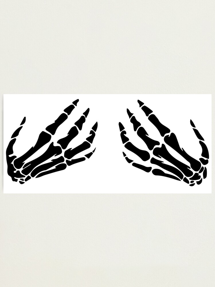 "Bony Skeleton Hands Boob Grasp " Photographic Print for Sale by ...