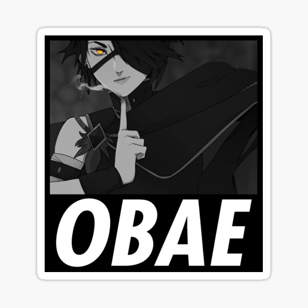 "RWBY - Cinder Fall "OBAE"" Sticker for Sale by haleyfall13 | Redbubble