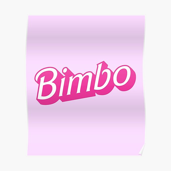 "Bimbo Doll Logo" Poster by ClickForMore | Redbubble