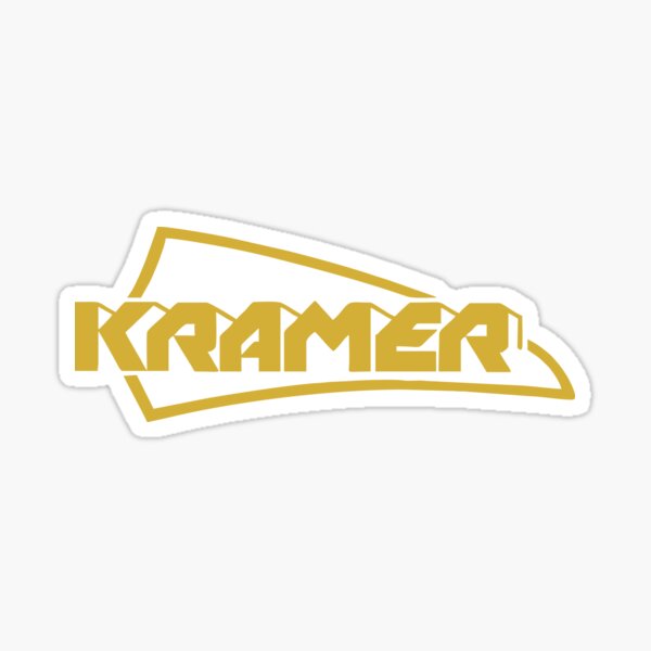 " Kramer Guitars" Sticker for Sale by elliemorgane | Redbubble