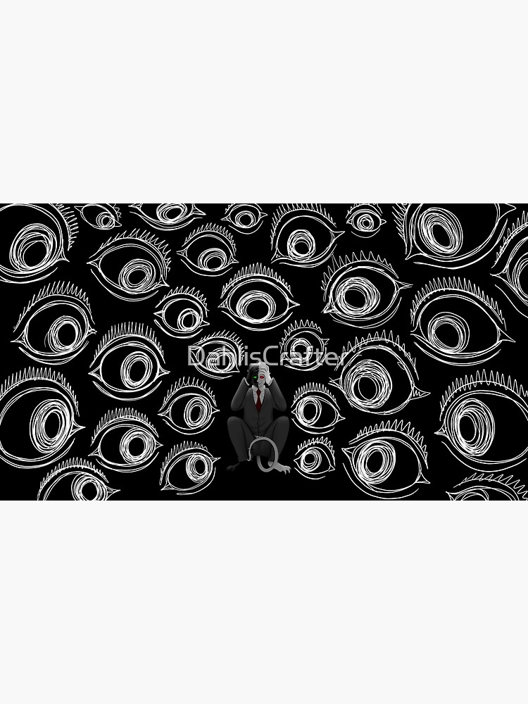 "Eyes Everywhere" Sticker by DahlisCrafter | Redbubble