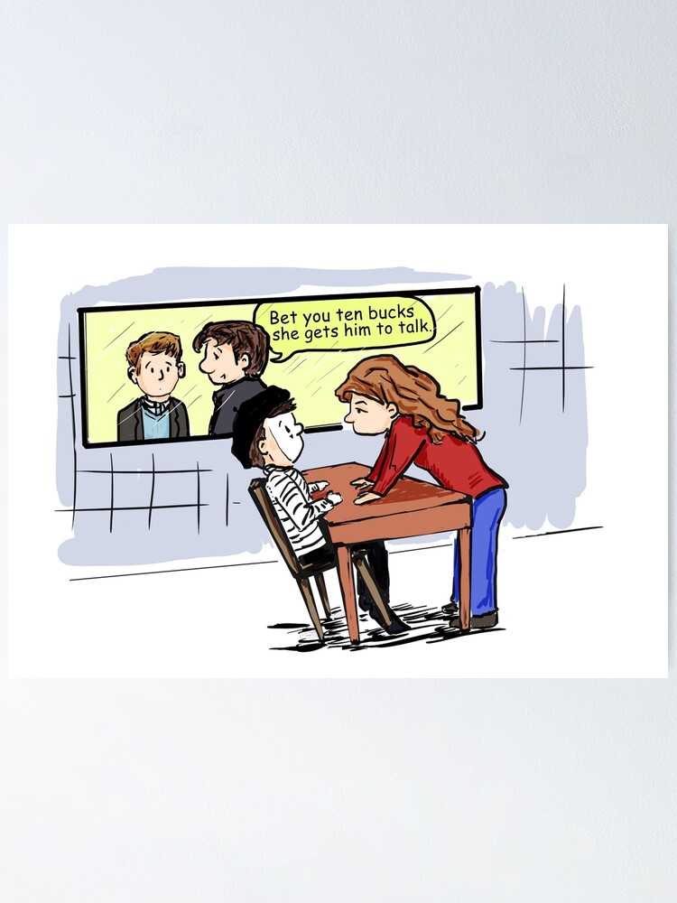 "Interrogation" Poster for Sale by random-ship | Redbubble