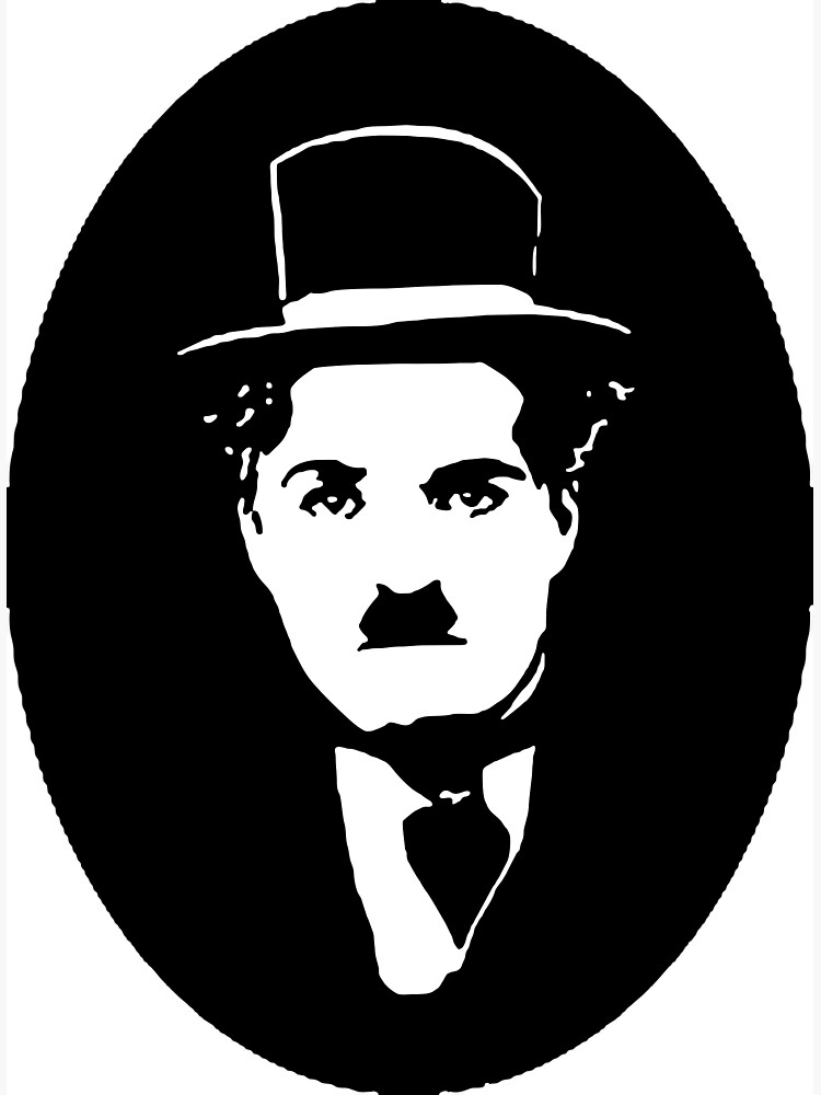 "charlie chaplin logo" Photographic Print by shirlestuder | Redbubble