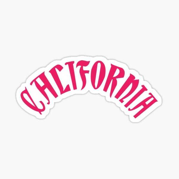 "California stiker" Sticker for Sale by dhaniell | Redbubble