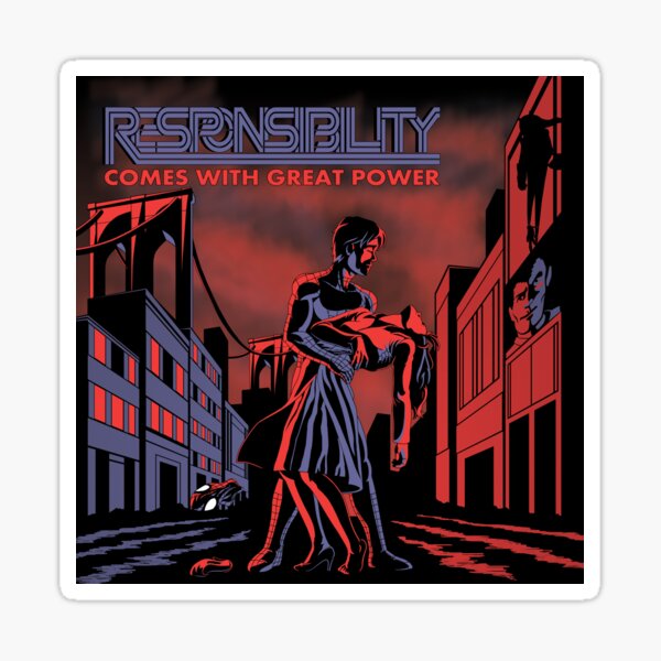 "Responsibility" Sticker for Sale by chancel | Redbubble