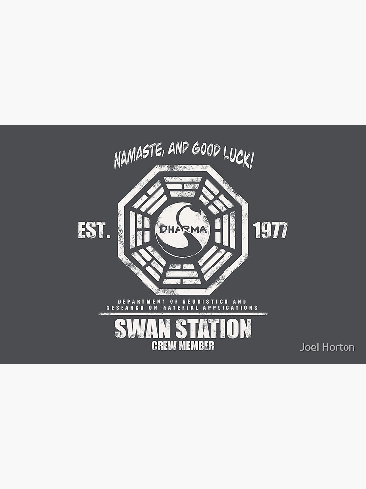 "Swan Station Crew Member" Zipper Pouch for Sale by Joel Horton | Redbubble