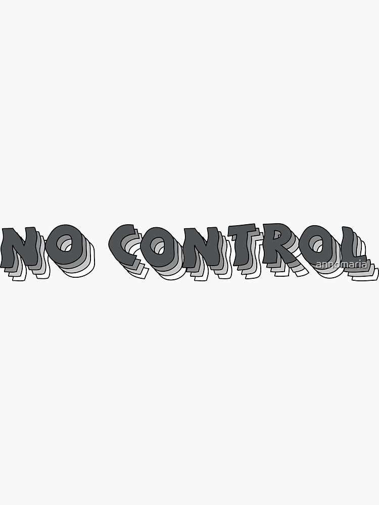 "no control quote vintage sticker 80s aesthetic, stickers for ...