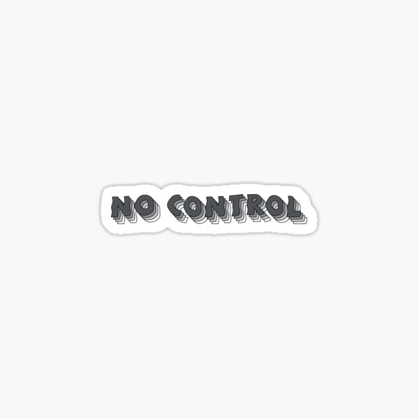 "no control quote vintage sticker 80s aesthetic, stickers for ...