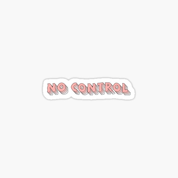 "no control quote vintage sticker 80s aesthetic, stickers for ...