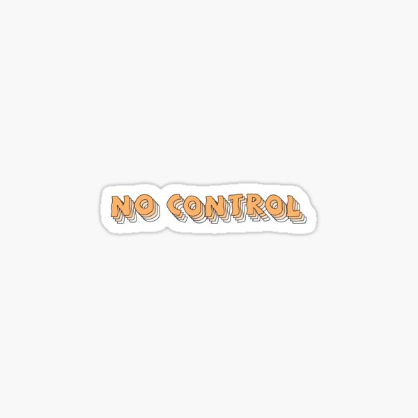 "no control quote vintage sticker 80s aesthetic, stickers for ...