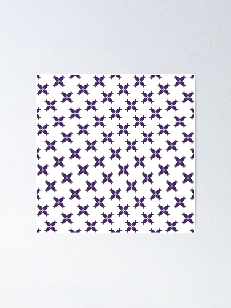 "Violet geometric design" Poster by oksanarozmay | Redbubble