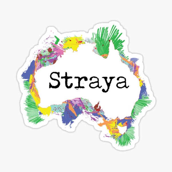 Straya Stickers | Redbubble