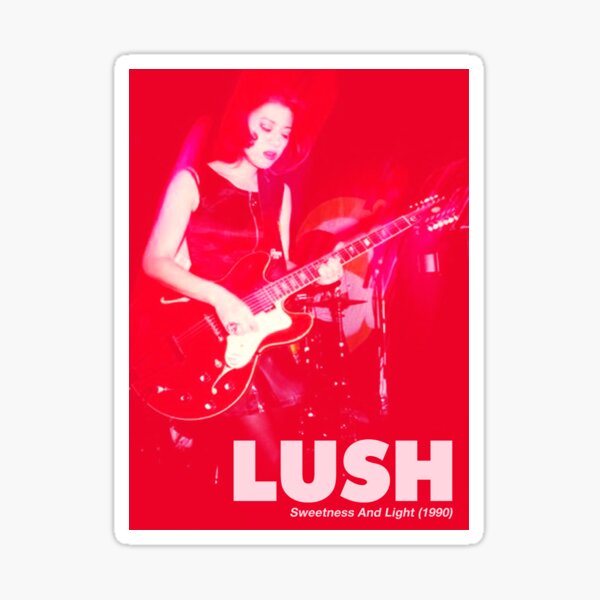 "Lush band // Sweetness & Light" Sticker for Sale by Arvillaino | Redbubble