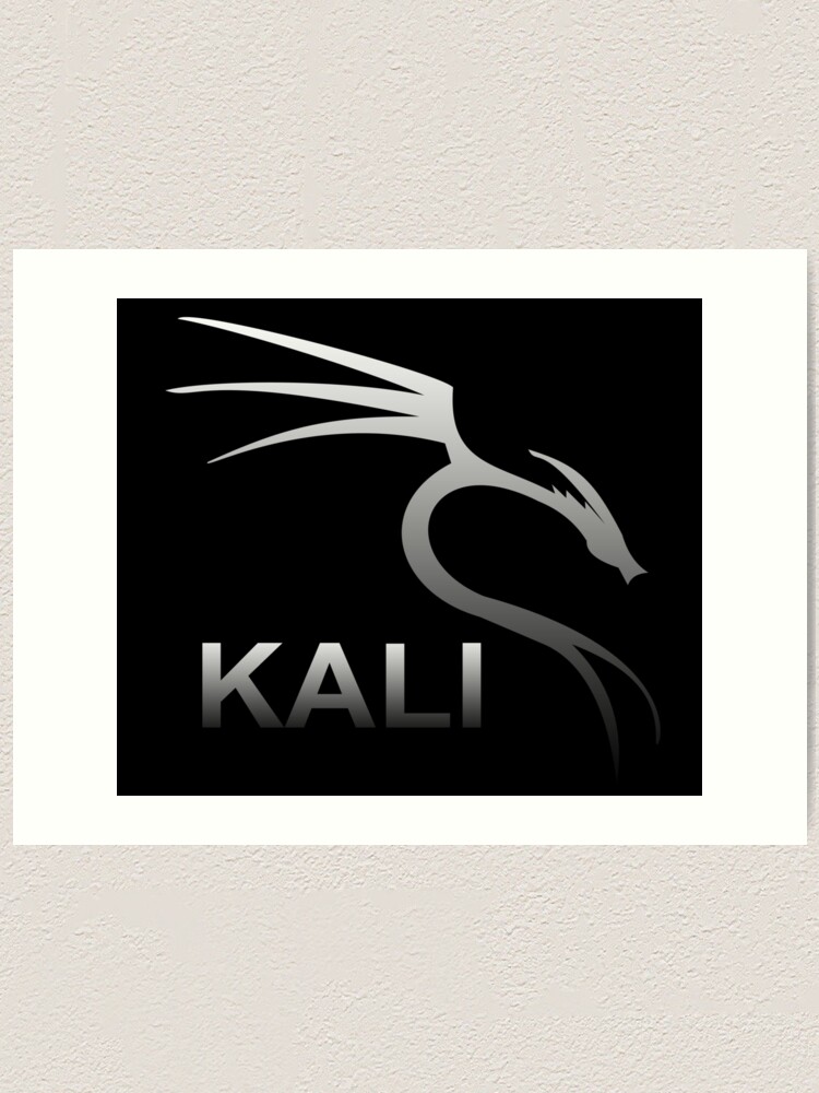 "Kali Linux (Metal Gradiant - With name) " Art Print for Sale by ...
