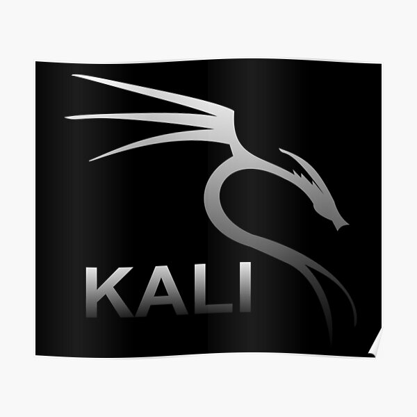 "Kali Linux (Metal Gradiant - With name) " Poster for Sale by ...