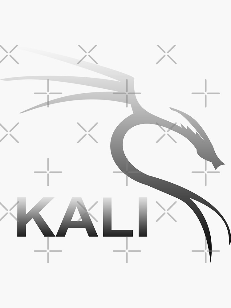 "Kali Linux (Metal Gradiant - With name) " Sticker for Sale by ...