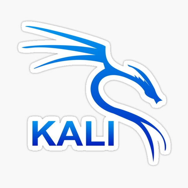 "Kali Linux (Blue Gradiant - With name) " Sticker for Sale by ...