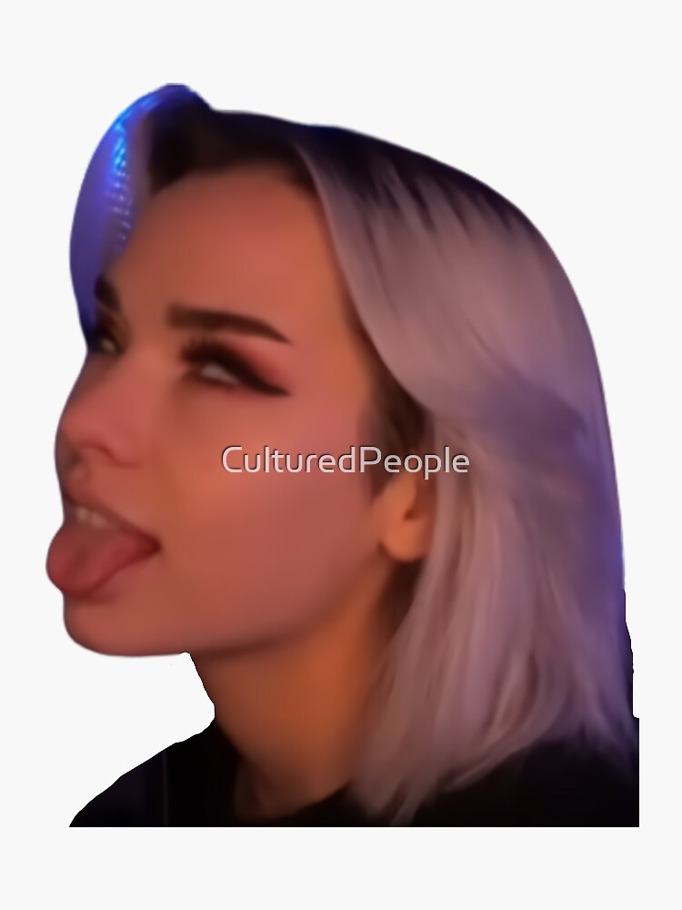 "Twitch Streamer NYYXXII Anime Ahegao Face. PogChamp, Poggers" Sticker ...