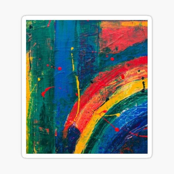 "colorful start" Sticker for Sale by SAMOU11 | Redbubble