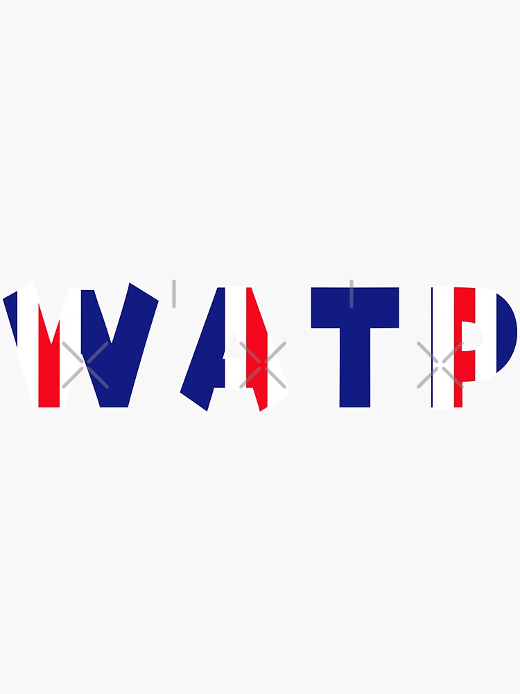 "WATP" Sticker for Sale by Carolann88 | Redbubble