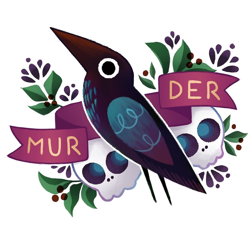 "Murder Crow" by ginkoseed | Redbubble