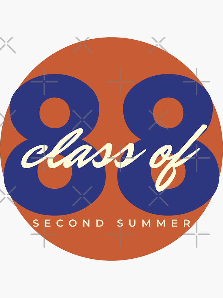 "Class of 88" Sticker for Sale by AcidTed | Redbubble