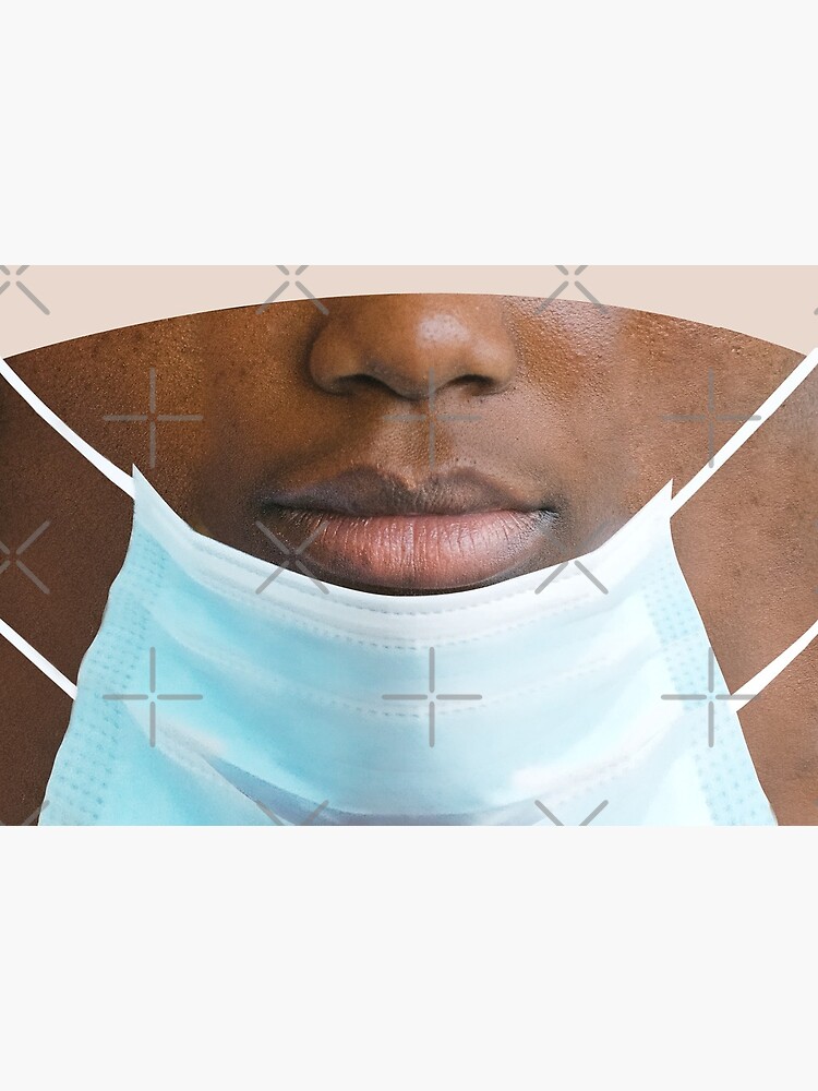 "Girl Realistic Face Mask Pulled Down Prank Mask" Mask for Sale by ...