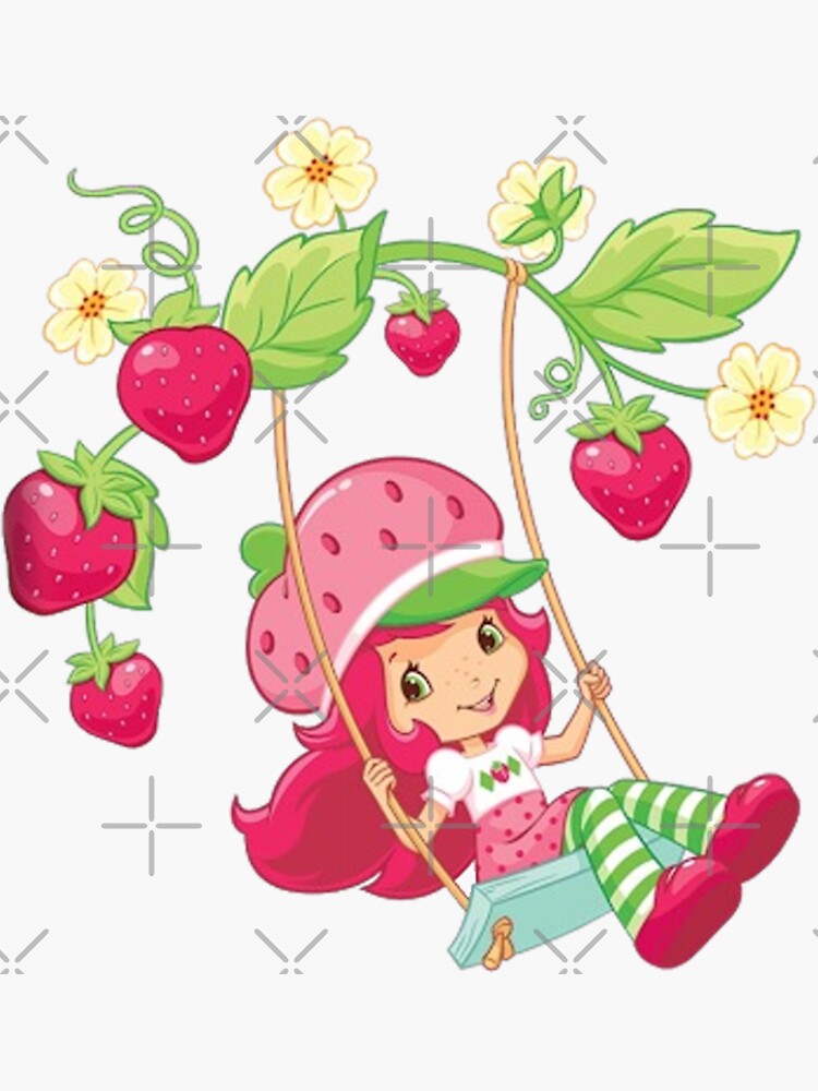 "Strawberry Shortcake Cottage Core" Sticker for Sale by RainnzStickerz ...