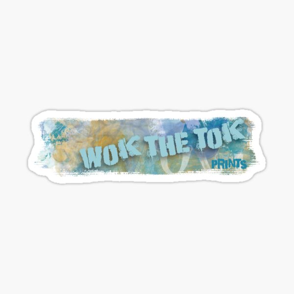 "Wok The Tok Prints Brand" Sticker for Sale by WokTheTokPrints | Redbubble