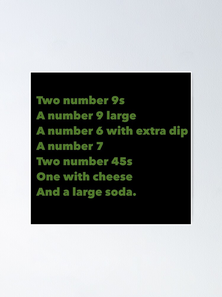 "Big Smoke Order Meme" Poster for Sale by FunGuru | Redbubble