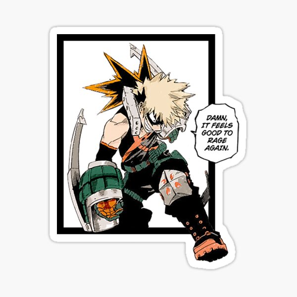 "Katsuki Bakugo MHA" Sticker for Sale by LokittyLevi | Redbubble