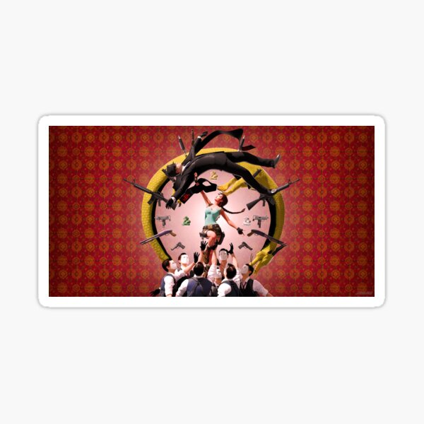 "Tomb Raider 2 fresco" Sticker for Sale by James-Cr | Redbubble