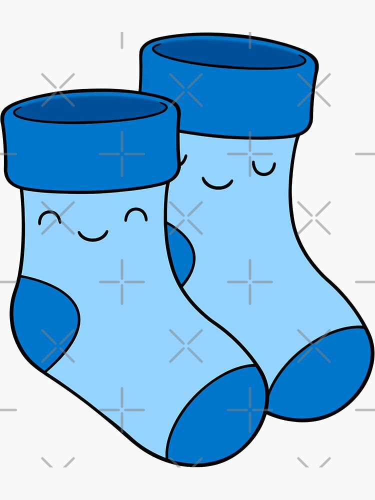 "Cute Socks" Sticker for Sale by BaconPancakes21 | Redbubble