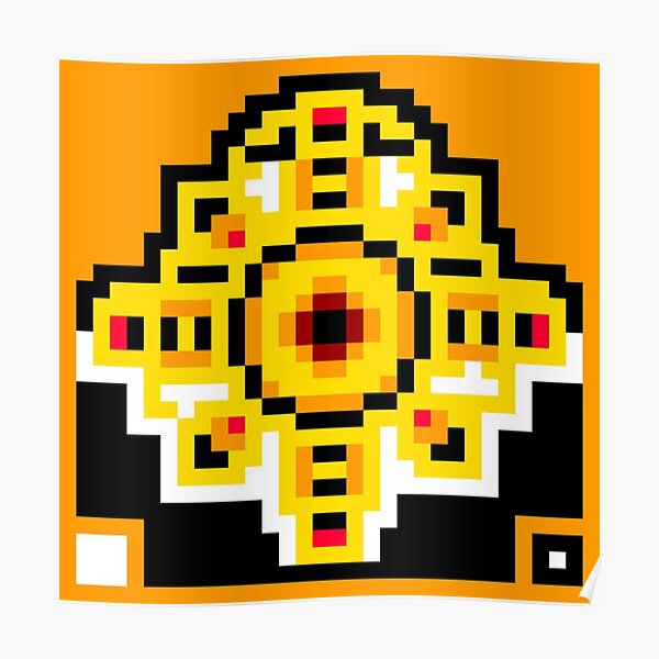 "Imperfect - 0002 - Original Abstract Pixel Art" Poster by pixonpu ...