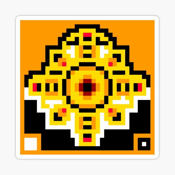 "Imperfect - 0002 - Original Abstract Pixel Art" Sticker for Sale by ...