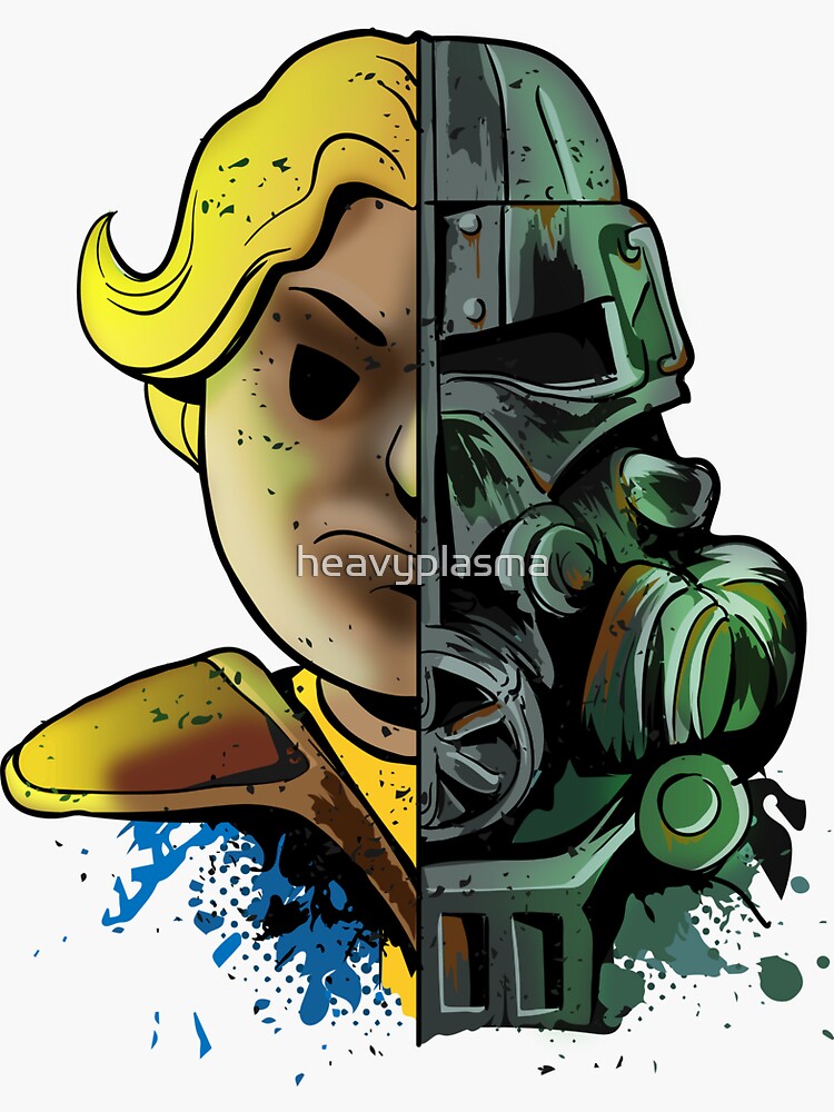 "Face Off" Sticker for Sale by heavyplasma | Redbubble